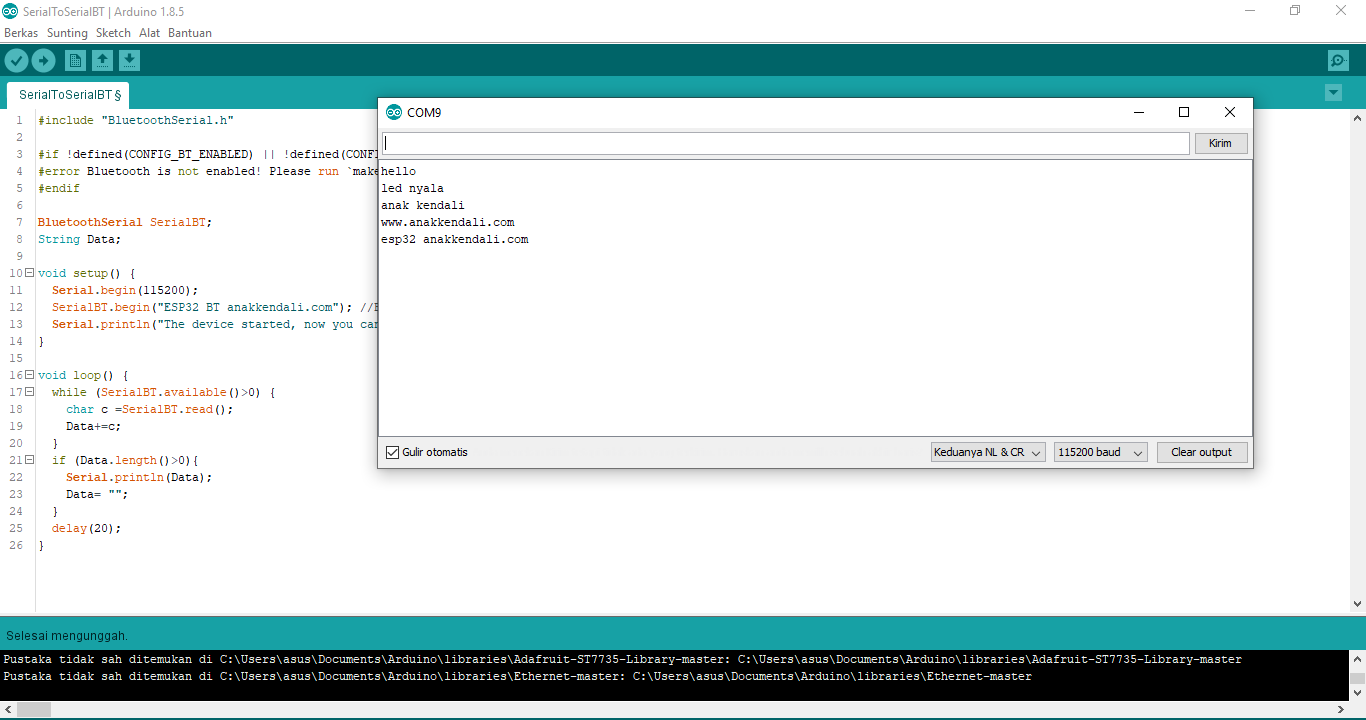 ESP32, Cara Mengakses Bluetooth ESP32 Kontrol RELAY / LED ...