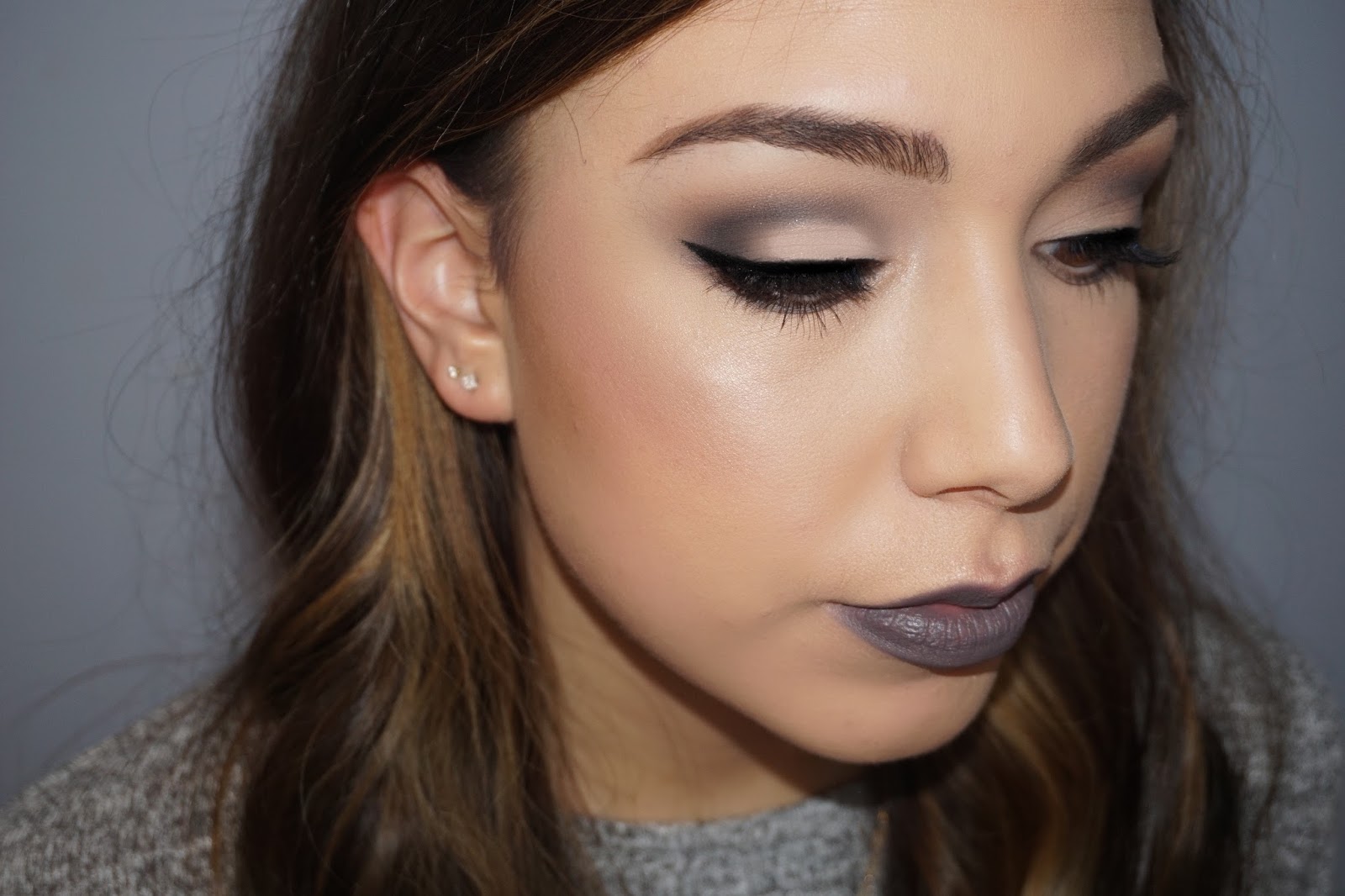 Beauty and Bananas : SMASHBOX PUNKED MATTE | GREY LIPS TUTORIAL