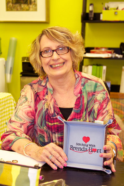 Stitching with Brenda Hart - - Bedecked and Beadazzled