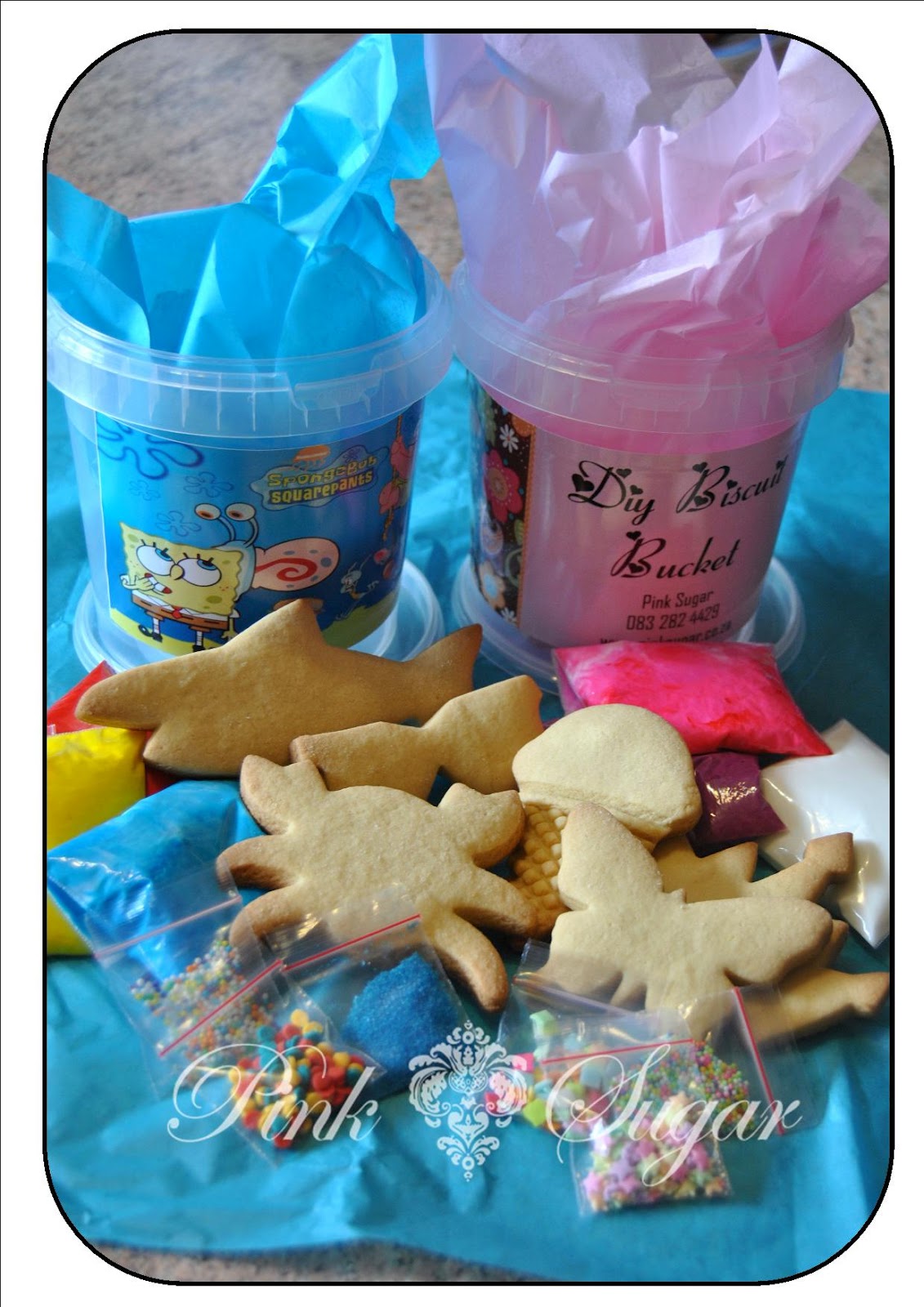 Pink Sugar: DIY Biscuit Buckets...