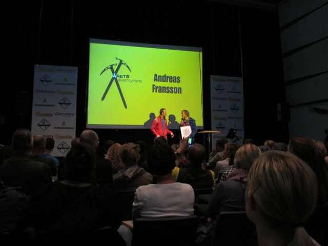 Andreas Fransson: The male adventurer of the year in Sweden 2011!