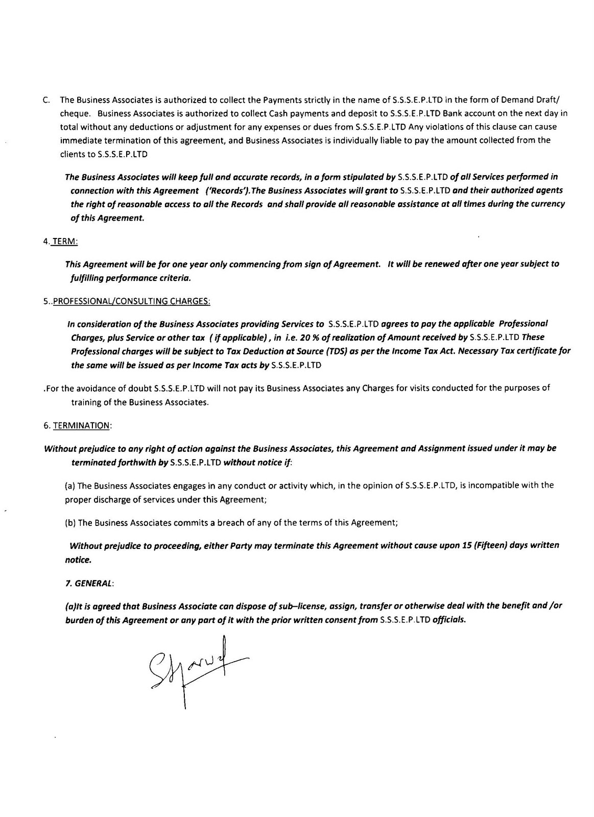 VRINDAVAN CHARITABLE AND EDUCATIONAL TRUST: Authorization Letter from ...