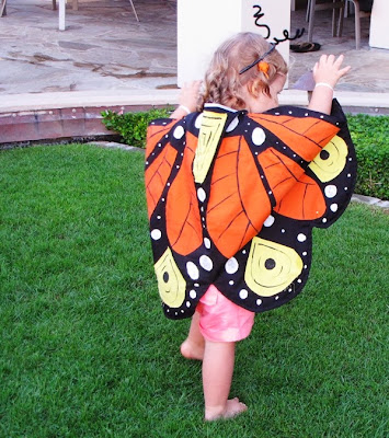 Feeling Kinda Thrifty: DIY Fabric Butterfly Cape