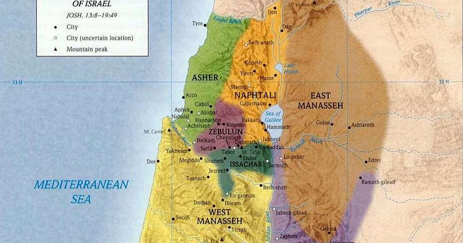 Joshua 13: Dividing the Land (Gad, Reuben, & Manasseh) | PSALMS to God