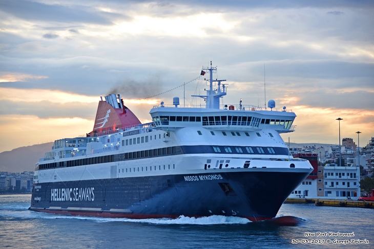 New Port Karlovassi: Νησος Μυκονος - Πρωτη αναχωρηση απο τον Πειραια ...