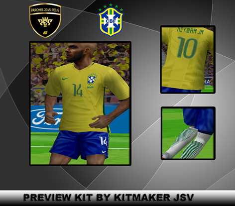 PES 6 Brazil Copa America 2016 Kits | PESWORDS