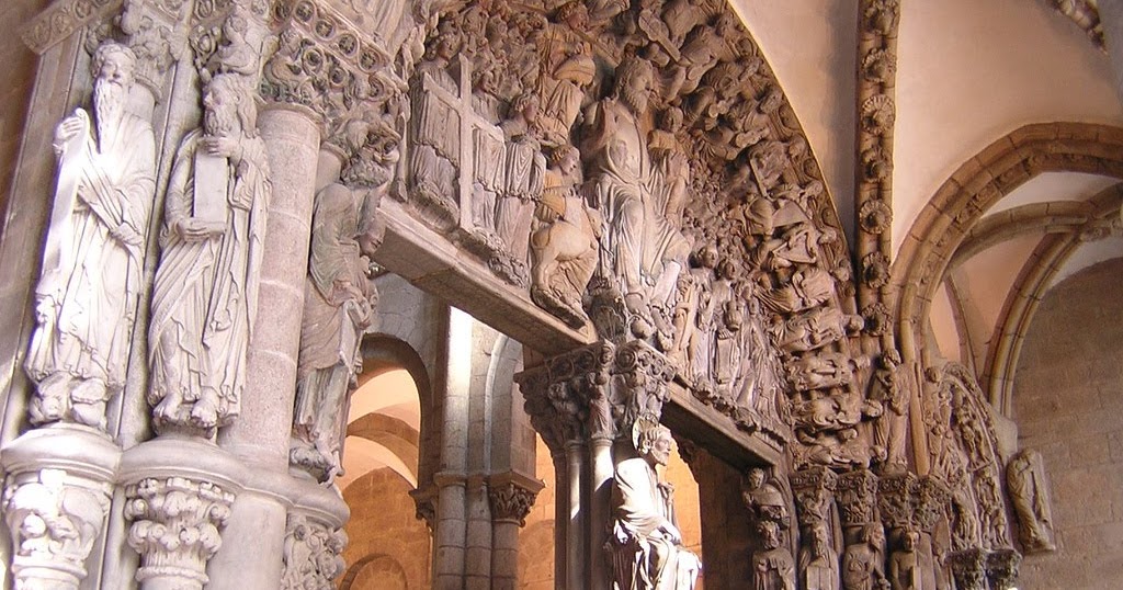 POLOS VIEIROS DA ARTE: Cat.Compostela. PÓRTICO DA GLORIA