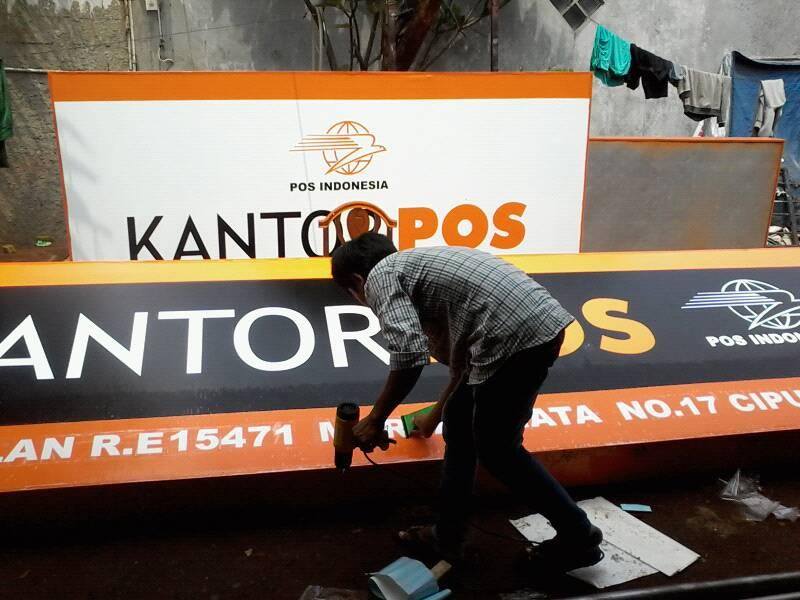 Neon box kantor pos Tlp / wa 082215449556 ~ TITIK BILLBOARD JASA ...