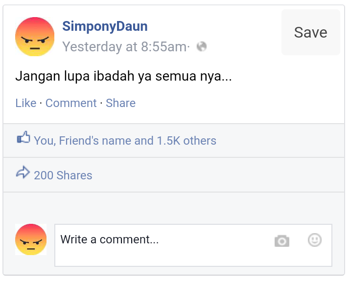 Cara Membuat Status / Postingan FB Palsu di Android - Buwoh.com