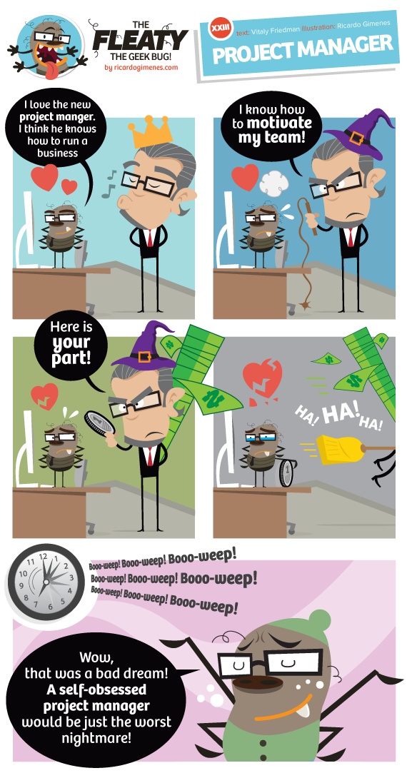 Project Manager Cartoon ~ Gerencia y Tecnología