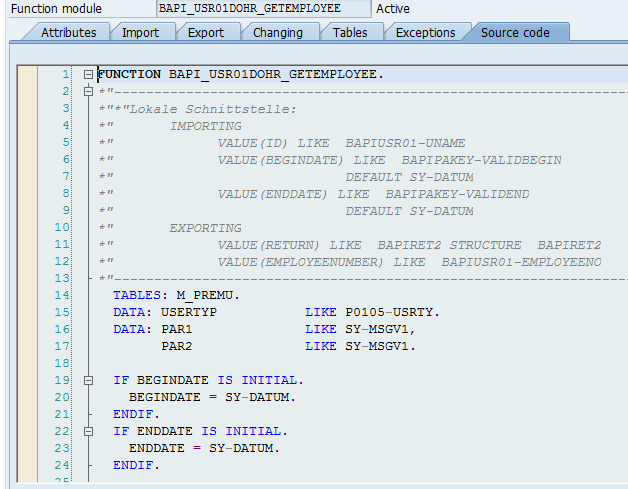 SAP ABAP Tips and Tricks: Function to get PERNR based on user name
