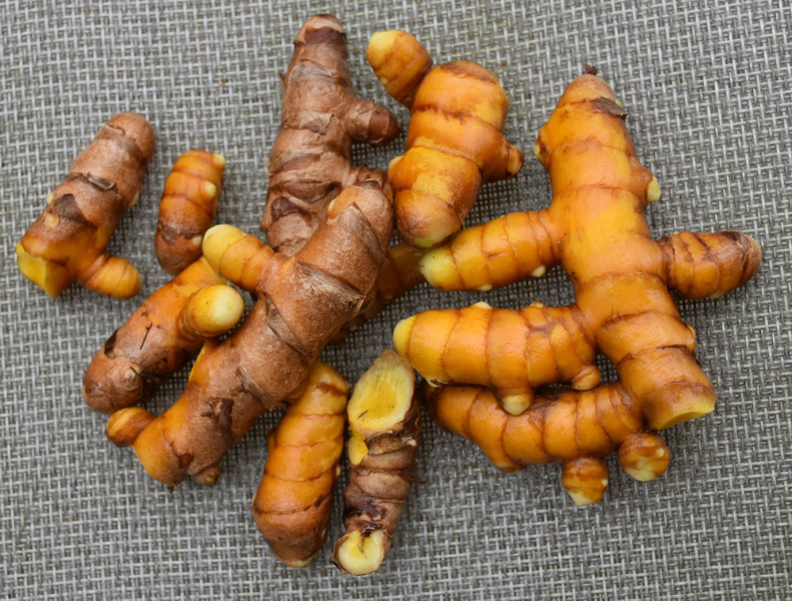 Veena Chimes: Growing Turmeric- 2 - Making Turmeric Powder At Home