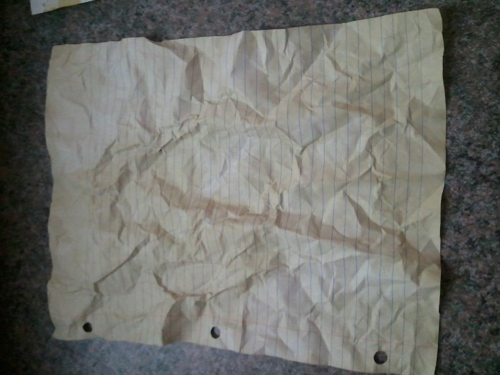 Teaching-365: Day 13: Tea-Stained Paper