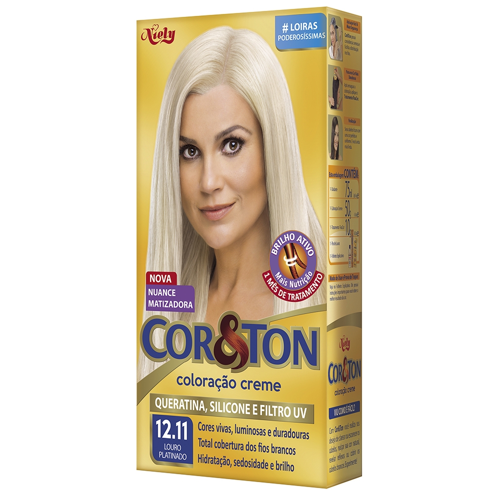 Matizando o cabelo com Cor & Ton 12.11 | By Carla Carvalho