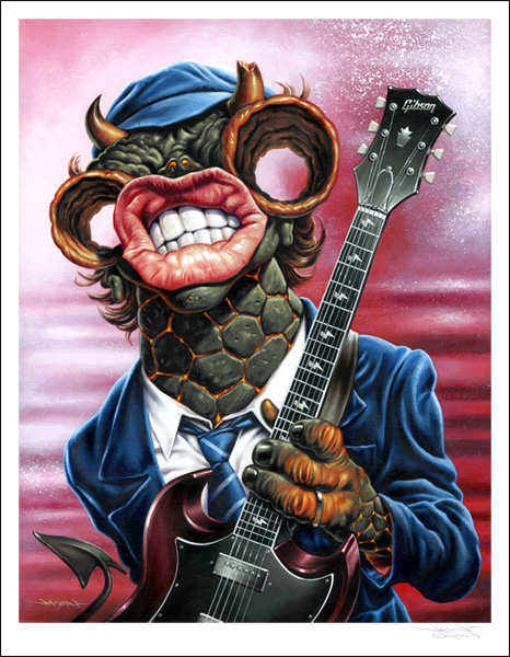 INSIDE THE ROCK POSTER FRAME BLOG: Jason Edmiston "Monsters of Rock ...