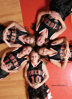 Cheerleading group photo | Yearbook, Yearbook photos, Yearbook layouts