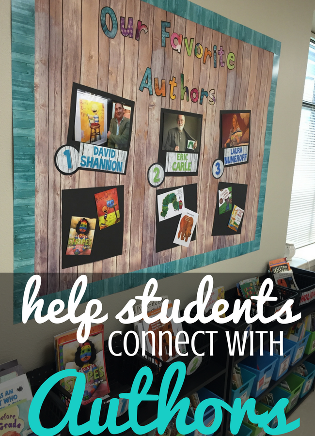 Reasons for Author Studies - Kristen Sullins Teaching