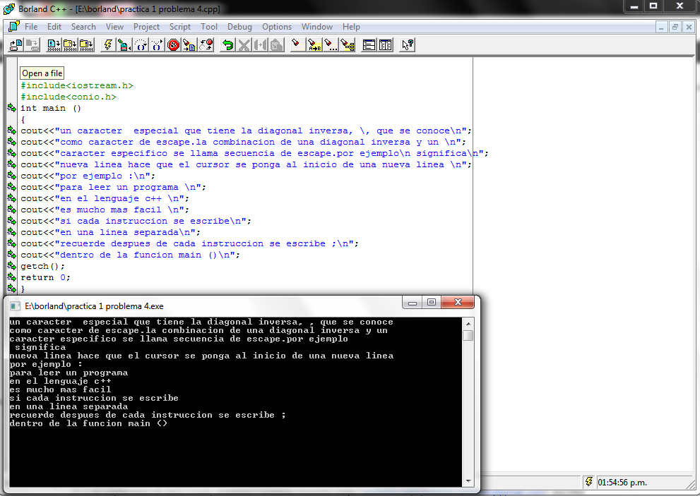 PROGRAMACIÓN ESTRUCTURADA: PRACTICAS NUMERO 1