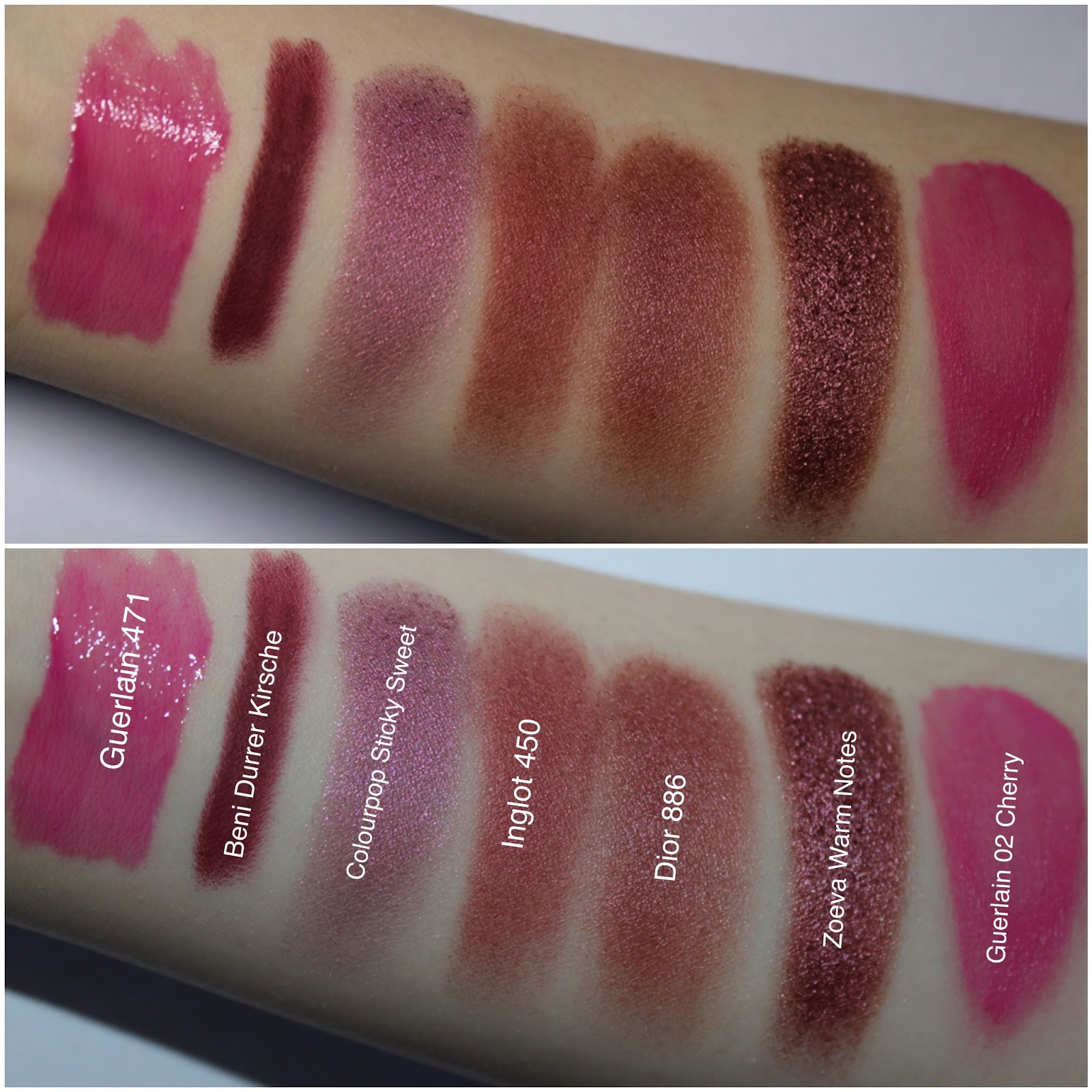 7 Shades of... Berry ~ Visagistin Maya