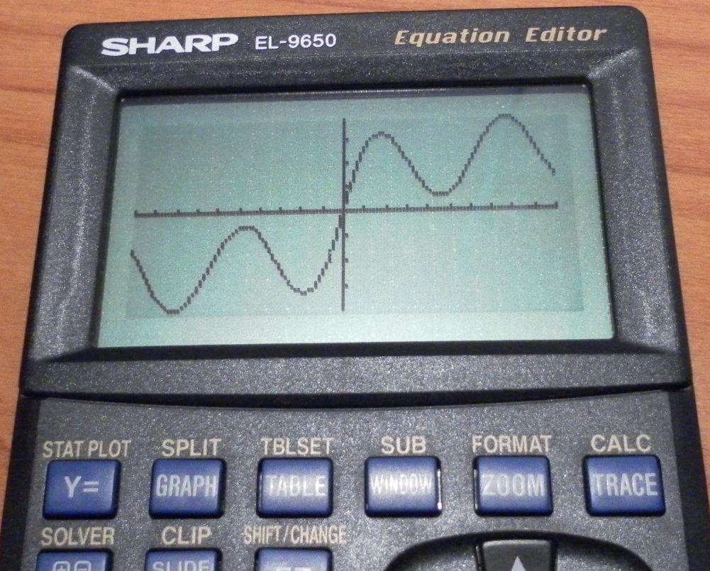 Sharp EL-9650 Equation Editor - This one fom 2001