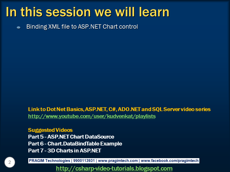 Sql Server Net And C Video Tutorial Binding Xml File To Aspnet Chart Control