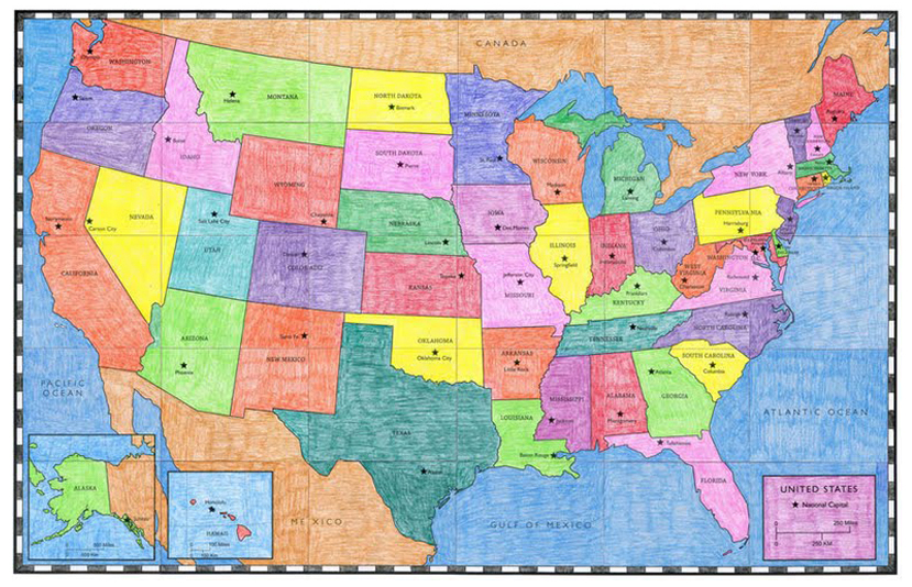 Make A Map Of The Us - United States Map