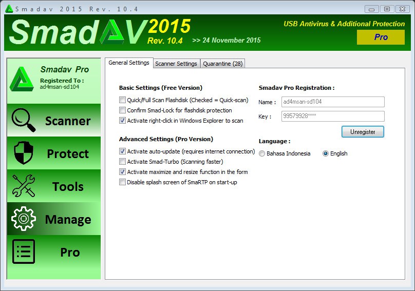 Smadav Pro 2016 10.5 Serial Key is Here [Latest]