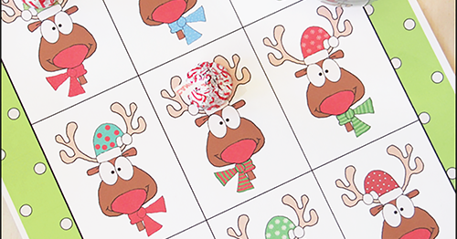 Christmas Game Idea "Where's Rudolph?" - Parties and Patterns