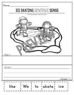Emily Jane Creates: JANUARY NO PREP KINDERGARTEN PACKET-OVER 100 PAGES!