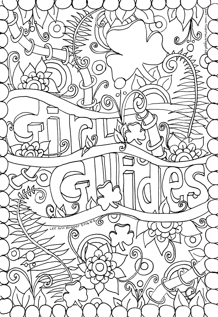 Owl & Toadstool: Girl Guides and Scout Doodles