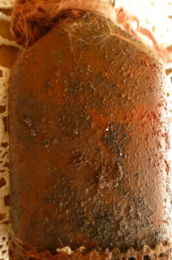 Unraveling The Layers: A Rusted Bottle By Lynne Moncrieff - That's Crafty!