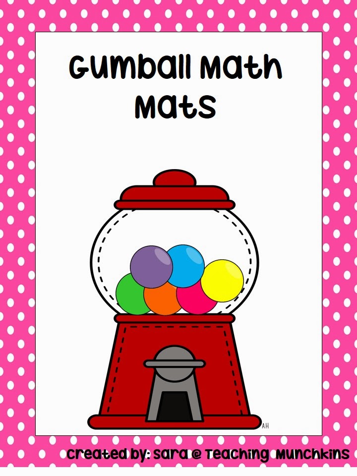 Teaching Munchkins: The Gumball Craze continues... and it's Freebie Friday!