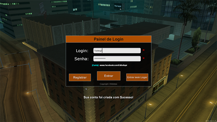 New Painel Login - MTA Brasil