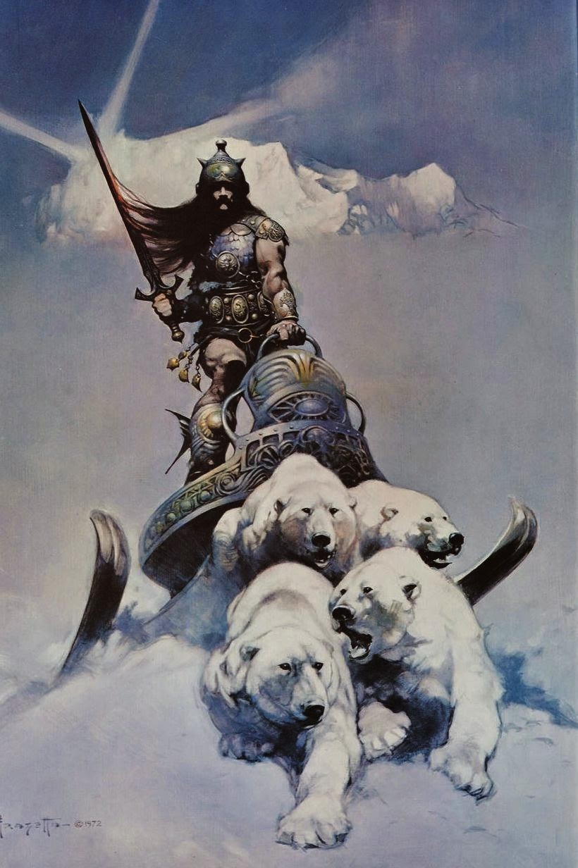 Cap'n's Comics: Silver Warrior by Frank Frazetta