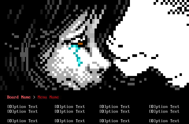 ANSiGarden | BBS Themes and ANSi Art Screens: No Signal BBS Theme