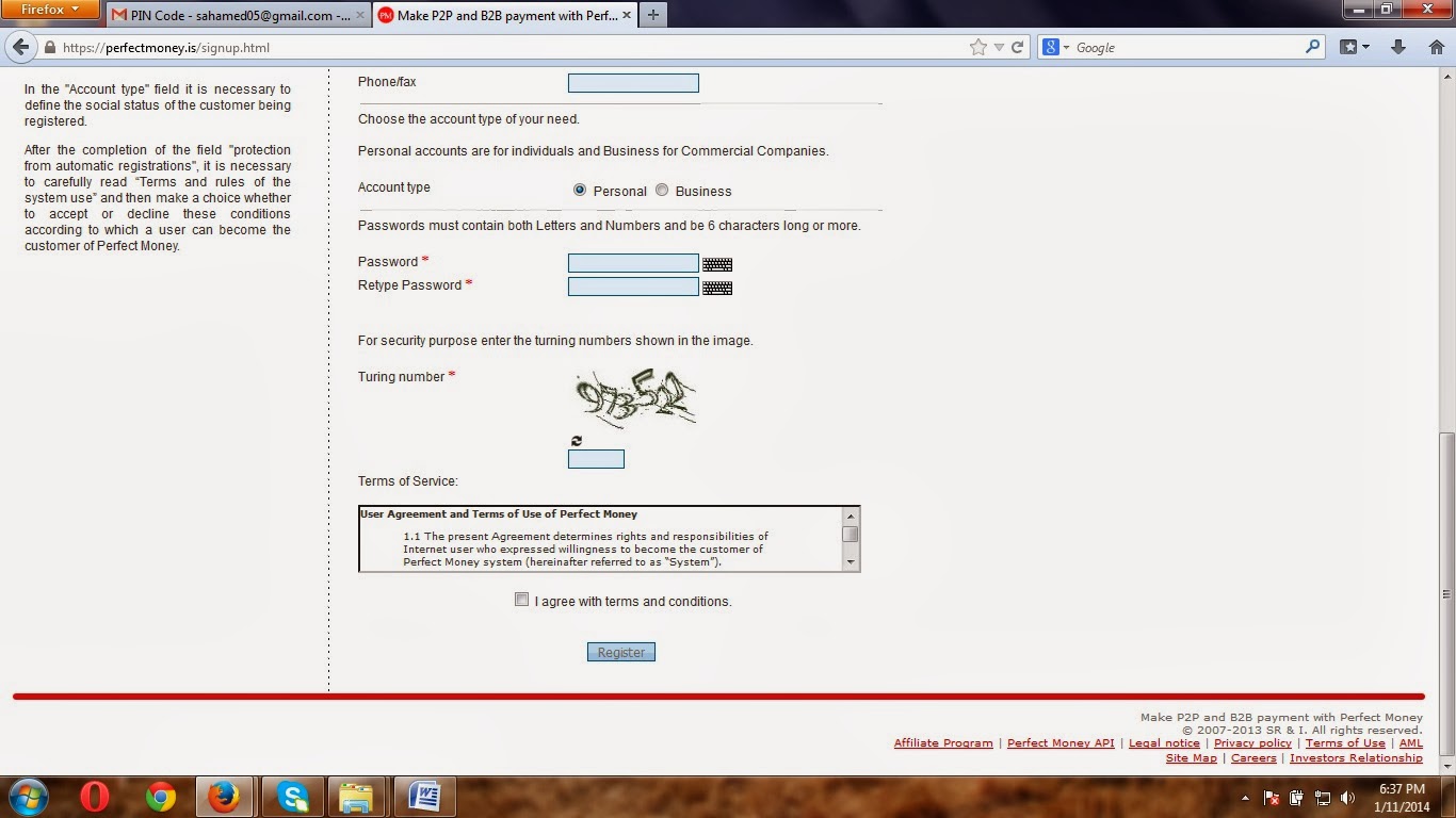 OUTSOURCING (How to Make Money Online): How To Open Perfect Money Account