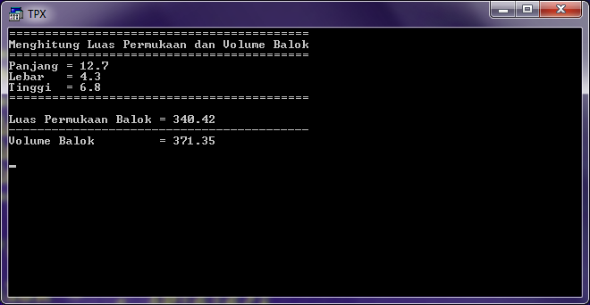-SydDyr-: Program Pascal - Mencari Luas dan Volume Balok