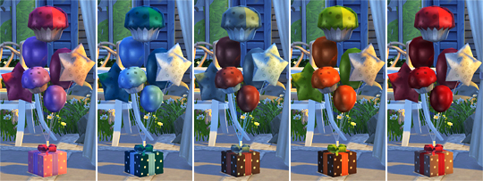 Party decor. TS3 to TS4 conversion ~ Nathys Sims