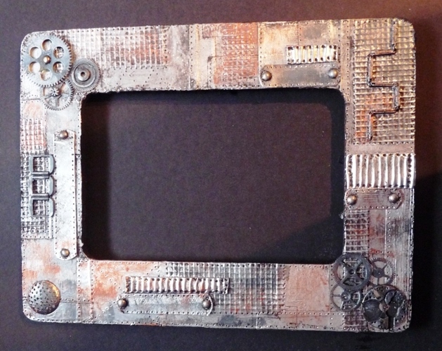 Beyond the Fringe Crafts: Industrial Metal Foil Frame