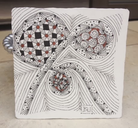 Tickled To Tangle: "It's a String Thing" #28 Tiles