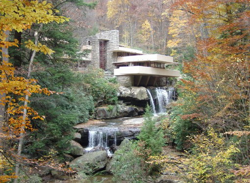 Modern Beautiful Falling Water House Design Concept | Buntarin