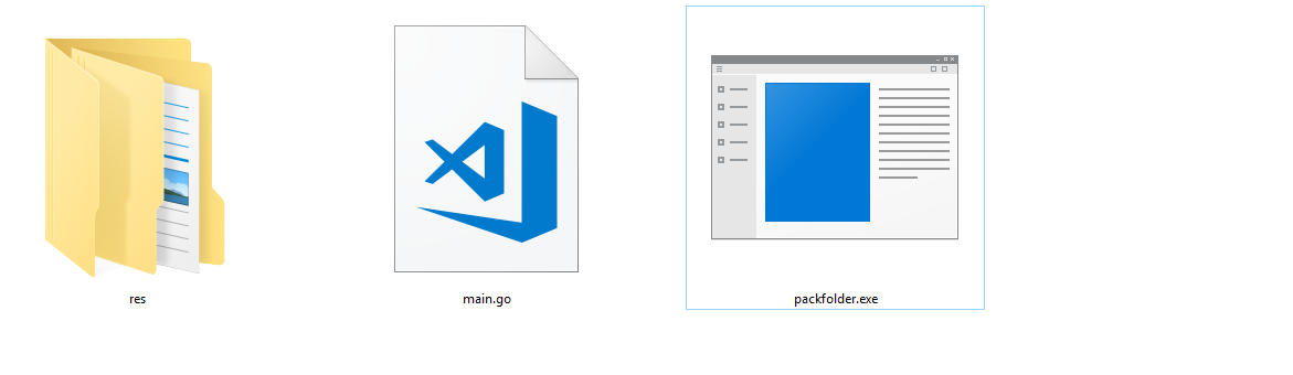 Use packfolder to archive your resource