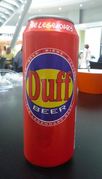 Duff la cerveza de Los Simpson