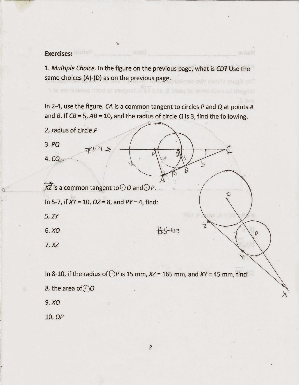 Geometry, Common Core Style: PARCC Practice Test Question 12 (Day 157)