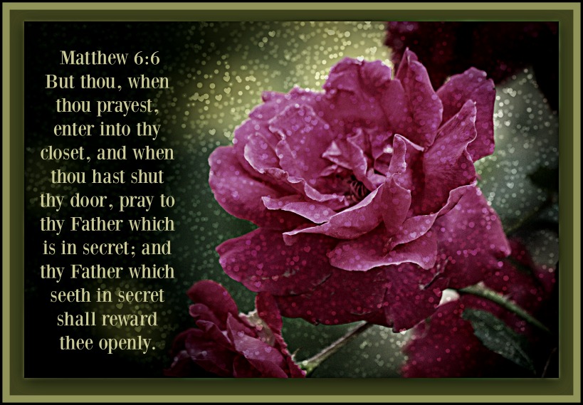 Matthew 6:6 - Verse poster