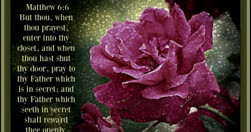 Matthew 6:6 - Verse poster