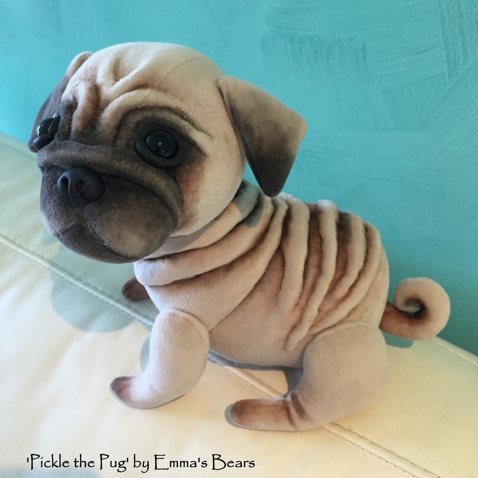The Inner World of Emma's Bears: Pickle the Pug - Full design process ...