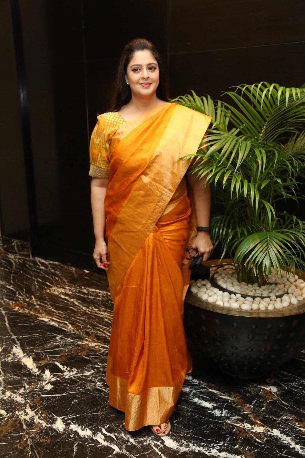 Actress Nagma Images At TSR National Film Awards 2019 Press Meet