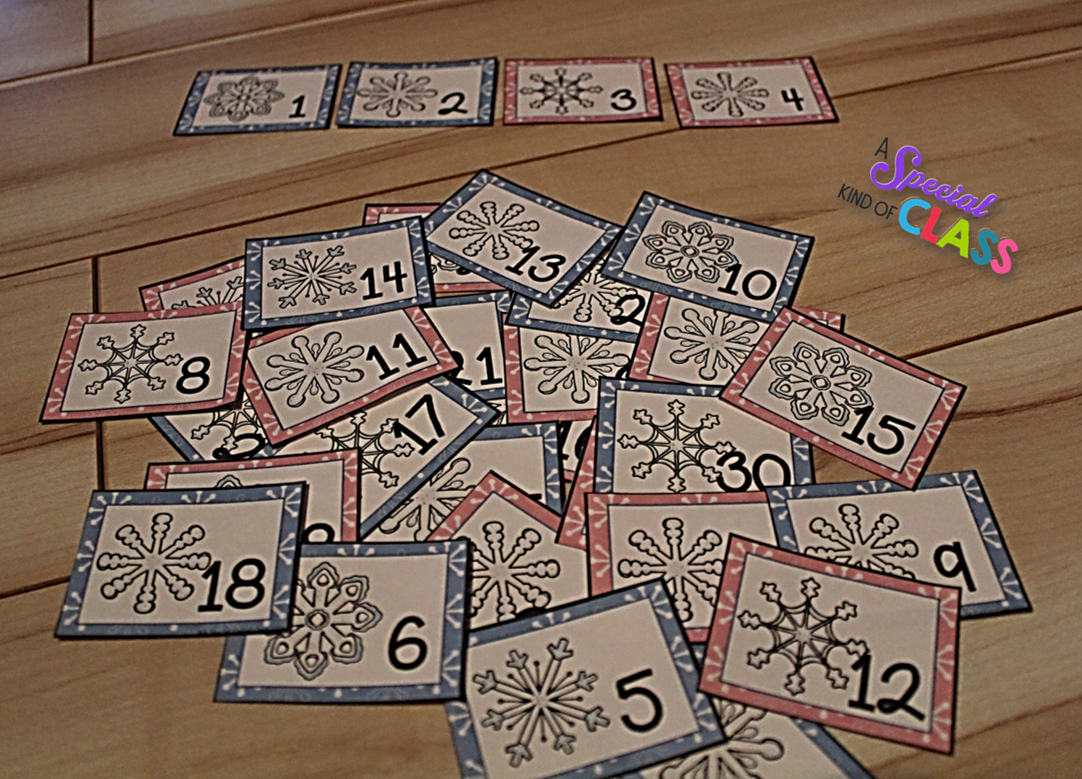 A Special Kind Of Class Snowflake Calendar Numbers A Special Kind Of Class Snowflake Calendar Numbers