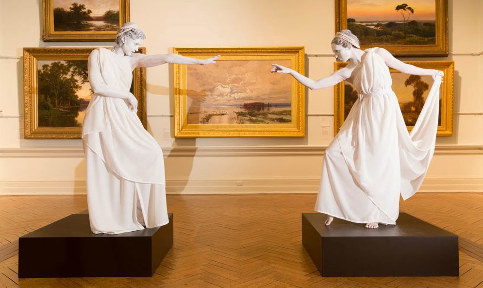 Roving Performers Australia: Bodypainting Live Human Statue ...